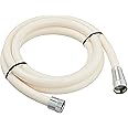 Amazon | SANEI シャワーホース 長さ2m ホワイト PS30-86TXA2-W | シャワーホース