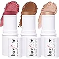 KIMUSE Multi Sticks Trio Face Makeup, Cream Blush Stick for Cheeks ...