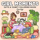 Comfy Days: Coloring Book for Adults and Teens Featuring Super Cute ...