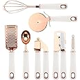 COOK With COLOR 7 Pc Kitchen Gadget Set Copper Coated Stainless Steel ...