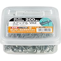 Amazon.co.jp: エルパ (ELPA) ステップル 配線 電線 固定 VA2 VVF1.6mm×3心 内寸/13.0mm 200個入 グレー S-VA2B200P: DIY・工具・ガーデン