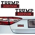 2pcs Trump Edition Car Emblem, Metal Trump Car Badge Donald Trump Car ...