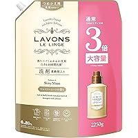 Amazon | 【リニューアル品】 ラボン 柔軟剤入り 洗濯洗剤 シャイニームーン[フローラルグリーン] 詰め替え 特大 1500g (× 2) | ラボン(Lavons) | 液体洗剤