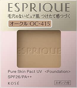 Amazon | エスプリーク ピュアスキン パクト UV OC-415 オークル 9.3g | ESPRIQUE(エスプリーク) | パウダーファンデーション 通販