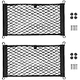 Seepong 2 Pack Large Cargo Net for Trunk, RV, Boats Storage Mesh Pocket ...