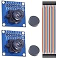 Amazon | Youmile 2個 OV7670 カメラモジュール640x480 0.3Mega 300KP VGA CMOS I2Cモジュール（デュポンケーブル付きfor Arduino ...