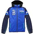 Amazon | ヤマハ(Yamaha) YAMAHA RACING(ヤマハレーシング) YRF25-SA レーシング゛ダブルブロックパーカー ブルー Sサイズ 90792-Y168W レース ...