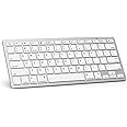 OMOTON Ultra-Slim Bluetooth Wireless Keyboard, White: Keyboards: Amazon ...