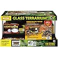 Amazon | GEX EXOTERRA フトアゴヒゲトカゲ&リクガメ飼育キットBK 爬虫類用ガラスケージ グラステラリウム 13点スターターセット ヒーター付 W61.5×D46.5× ...