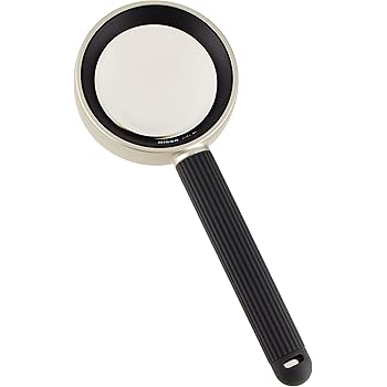 Amazon.co.jp： Nikon 携帯型拡大鏡 ニューポケットタイプルーペ20D(2倍/3倍/5倍) ブラック N20DBK (日本製 ...