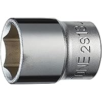 Amazon | トネ(TONE) ソケット(6角) 2S-13 差込角6.35mm(1/4") 二面幅13mm | ソケットレンチアクセサリ