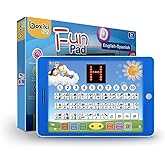 Spanish Learning Tablet Educational Toy by Boxiki Kids. Touch-and-Learn ...