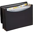 Amazon Basics Expanding Organizer File Folder, Letter Size - Black, 1 ...