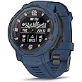 Garmin Instinct® Crossover, Solar Smartwatch, Tidal Blue: Smartwatches ...