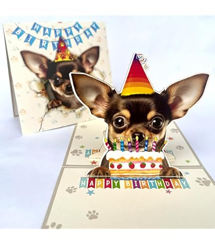 Chihuahua Dog Printable Birthday Cards Old English Co. Funny Birthday
