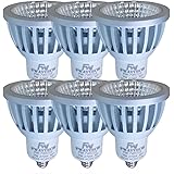 Amazon | Fwaytech LEDハロゲン電球 EZ10 LEDスポットライト 12V ダイクロハロゲン50W～60W相当 密閉器具対応 (6W EZ10口金 30度(6個), 電球色 ...