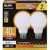 Amazon.co.jp : エルパ (ELPA) LED電球A形広配光 E26 昼光色相当 屋内用 2個入 LDA5D-G-G5101-2P : ホーム＆キッチン