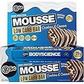 Body Science Cookies and Cream High Protein Bar - Box of 12 (60g each ...