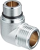 Amazon | KVK ねじ付シャワーエルボ PZ76 | 洗濯機用水栓・万能水栓