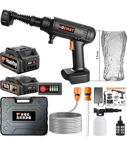 Amazon | TALLPOWER 高圧洗浄機 ワイヤレス充電 手持ち式洗浄機 軽量で