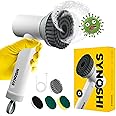 SYNOSHI | Electric Spin Scrubber, Power Cleaning Brush with 3 ...
