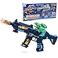 JOCOUNY Light Up Toy Gun - Retractable Dinosaur & LED Lights & Sound ...