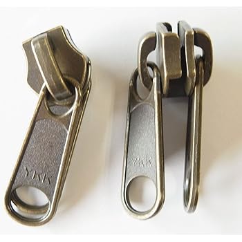 Amazon | YKK 5CN DWL ダブルコイルスライダー バッグ用 2個セット AG | ファスナー 通販