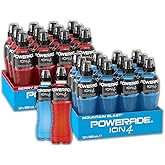 Powerade ION4 Mountain Blast Sports Drink Multipack Sipper Cap Bottles ...