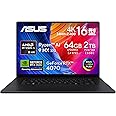 Amazon.co.jp: ASUS ノートパソコン ProArt P16 H7606WI 16型 AMD Ryzen AI 9 HX 370 メモリ64GB SSD2TB RTX 4070 ...