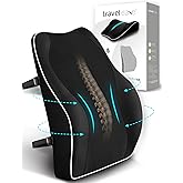 ANTETOKO Lumbar Support Pillow,Memory Foam Back Support for Office ...