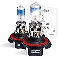 Amazon | Sinoparcel H13/9008 ハロゲン ヘッドランプ フォグランプ 車用 バルブ - 昼白色12V 55W 5000K - Halogen 純正交換 車検対応 2年 ...