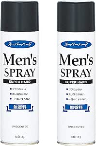 Amazon | MANDOM(マンダム) メンズヘアスプレー スーパーハード セット 275g×2本 | MANDOM(マンダム) | ビューティー 通販
