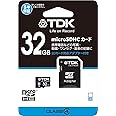Amazon | TDK microSDHCカード 32GB Class4 5年保証 SDカードアダプター付 Newニンテンドー3DS動作確認済み T-MCSDHC32GB4 | TDK ...