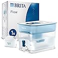 BRITA Flow Cask Water Filter Dispenser, Blue, 8.2L Capacity, BPA-Free ...