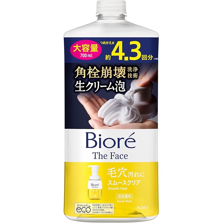 Amazon | 花王 ビオレ ザフェイス 泡洗顔料 ディープモイスト つめかえ