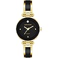 Amazon.co.jp: (アン・クライン) Anne Klein AK/1980BKGB バングル腕時計 女性用 ダイヤモンド付き文字盤 ...
