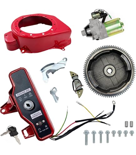 Generator Starter Motor Starter Motor With Solenoid For Honda GX340 ...