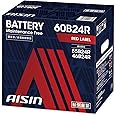 Amazon.co.jp: アイシン(AISIN) 車用 バッテリー 60B24R (55B24R 46B24R) 標準車/充電制御車対応 ...