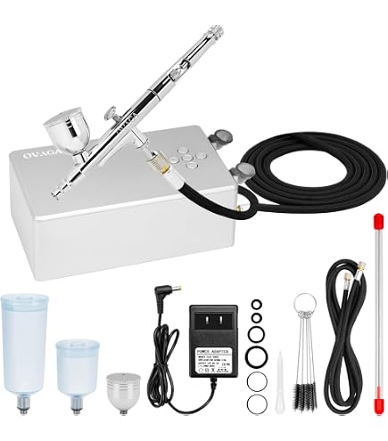 Kids Texture Stamps OPHIR Airbrush Kit With Compressor - 3L Tank, 3 ...