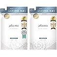 Amazon | plus eau プリュスオー シャンプー トリートメント メロウ シルク美容液成分配合 シリコンフリー 詰替え用 セット 350ml 2本セット | plus eau ...