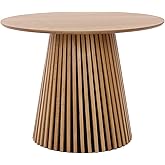 Amazon｜LOWYA ロウヤ 円形テーブル ダイニングテーブル ラウンド 木製 天然木オーク おしゃれ 幅100cm ブラック+北欧風オーク/ブラック｜ダイニングテーブル オンライン通販