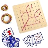 Montessori Wooden Geoboard Mathematical Manipulative Material Array ...