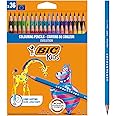 BIC Kids Evolution ECOlutions Coloured Pencils - Assorted Colours, Pack of 36 Colouring Pencils ...