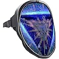 MEGOO Led Mask with Bluetooth Programmable App,Shining Led Light Up ...