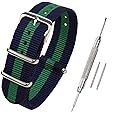 Amazon.co.jp: Airself NATO Type Watch Strap, Nylon Replacement Band ...