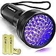 Amazon.co.jp : Vansky ブラックライト UV 懐中電灯、51 LED ブラックライト ペット尿探知機 犬/猫の尿、乾燥した汚れ、トコジラミ (電池が含まれています ...