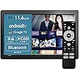 Amazon.co.jp: KEIYO 【ヘッドレストリアモニター 】Android TV搭載 ネット動画対応 11.6インチAPP車載スマートリアモニター Google音声リモコン付き ...