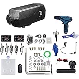 Amazon | winfull FFヒーター 2KW 12V車用ヒーター LCDスクリーン軽油 パーキングヒーター ディーゼルヒーターキット エアヒーター 低燃費 省エネ 10L燃料タンク ...