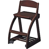 Amazon.co.jp : KOIZUMI(コイズミ学習机) 学習椅子 4ステップチェア板座 ブラウン サイズ:W413×D495~540× ...