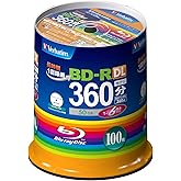 Amazon.co.jp: ‎バーベイタム(Verbatim) Verbatim バーベイタム 1回録画用 ブルーレイディスク BD-R 50GB 50枚 ホワイトプリンタブル 片面2層 1 ...